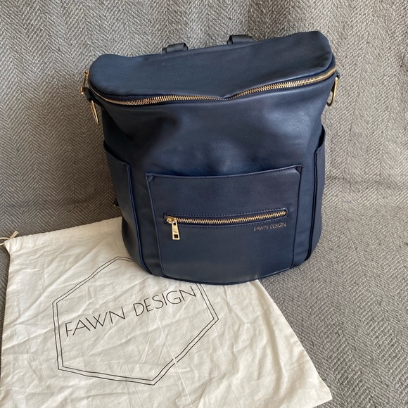 Fawn Design | Bags | Fawn Design The Original Diaper Bag Navy | Poshmark